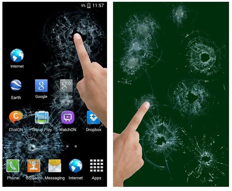 Las 11 mejores aplicaciones de pantalla rota falsa para Android ...
