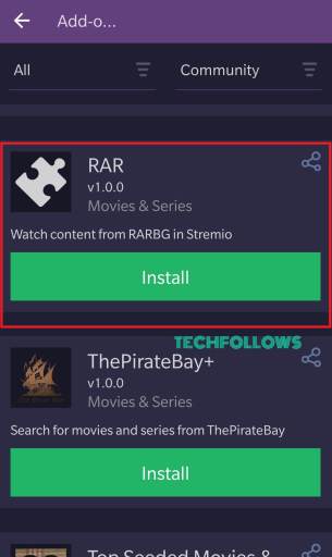 RARBG Addon on Stremio – Guía de instalación – tecnoespectro.com