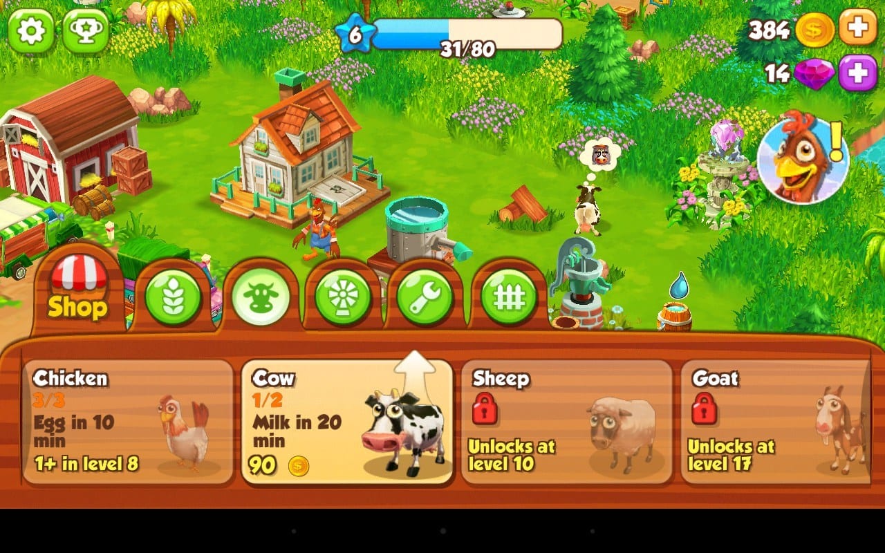 21 geniales aplicaciones de juegos de granja para Android ...